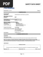Material Safety Data Sheet: Genesys LF | PDF | Occupational Hygiene ...