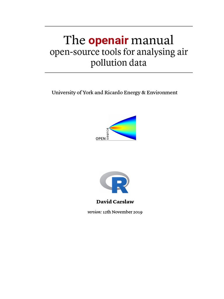 The Manual: Openair | PDF | File Format | Bootstrapping (Statistics)