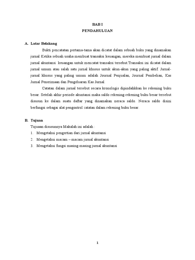 Mak. Buk Jurnal Ak | PDF