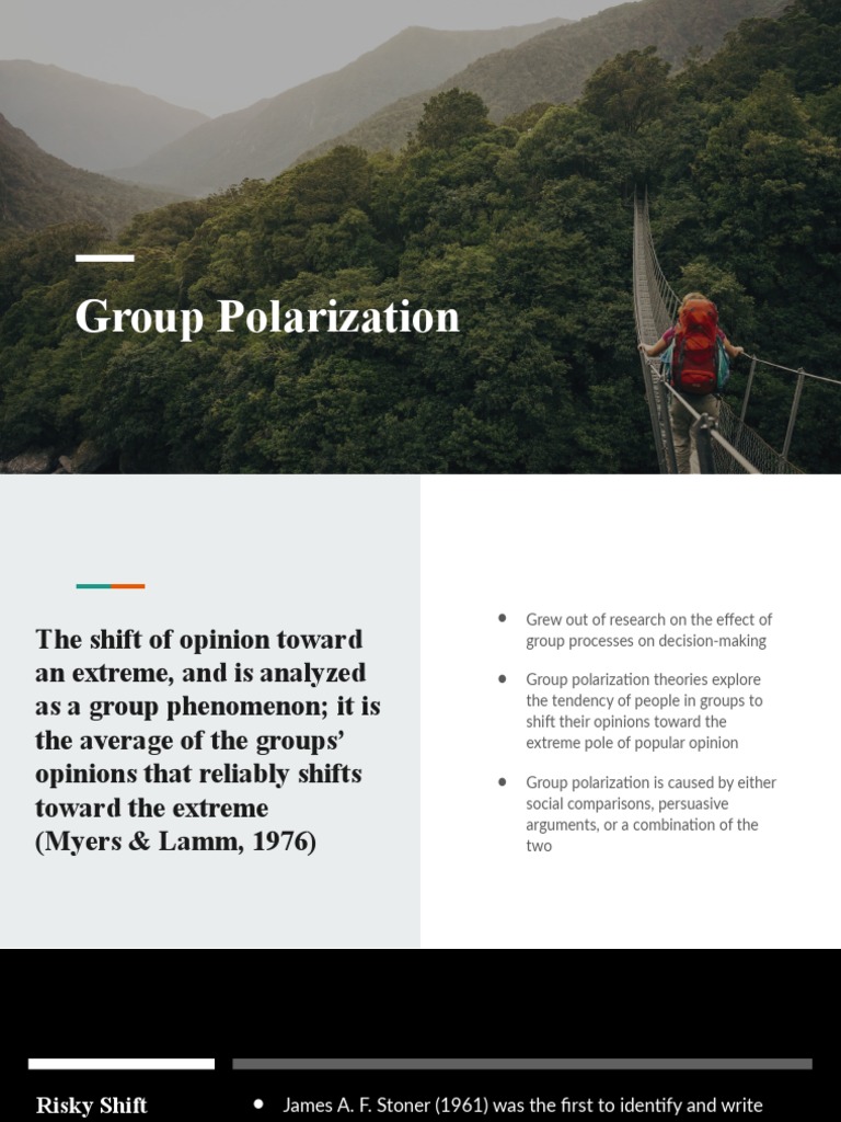 Group Polarization: The Shift Toward Extremes in Group Decision Making ...