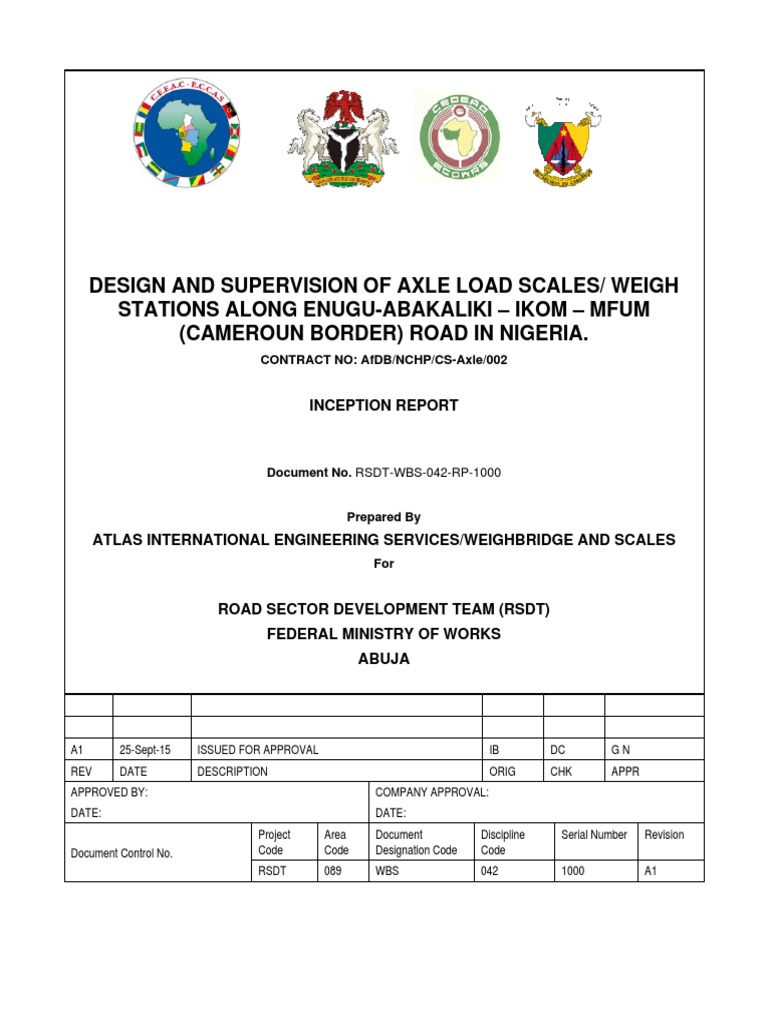 RSDT - Inception Report - Draft | PDF | Geotechnical Engineering ...
