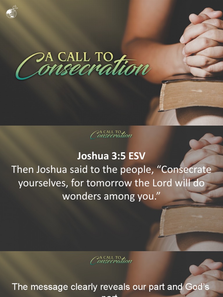 Understanding Biblical Consecration | PDF | Consecration | Religious Faiths