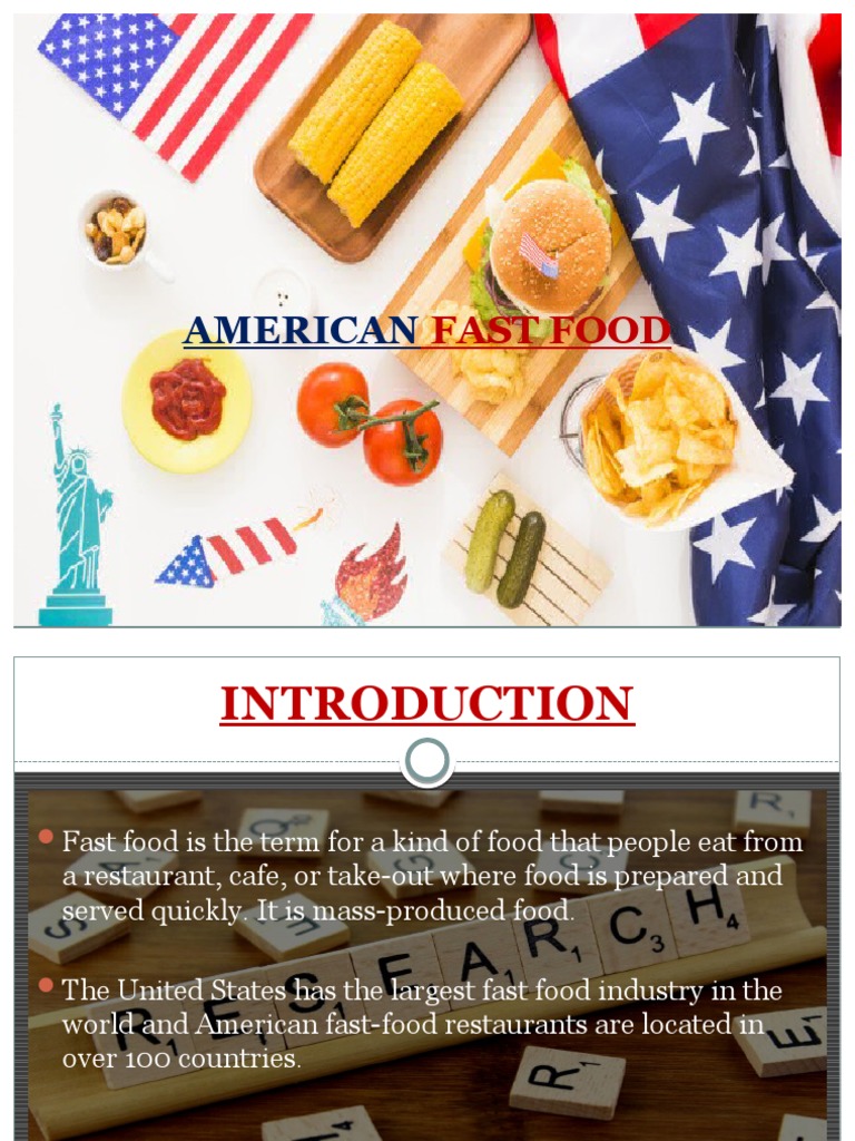 American Fast Food | PDF | Fast Food | Hamburgers