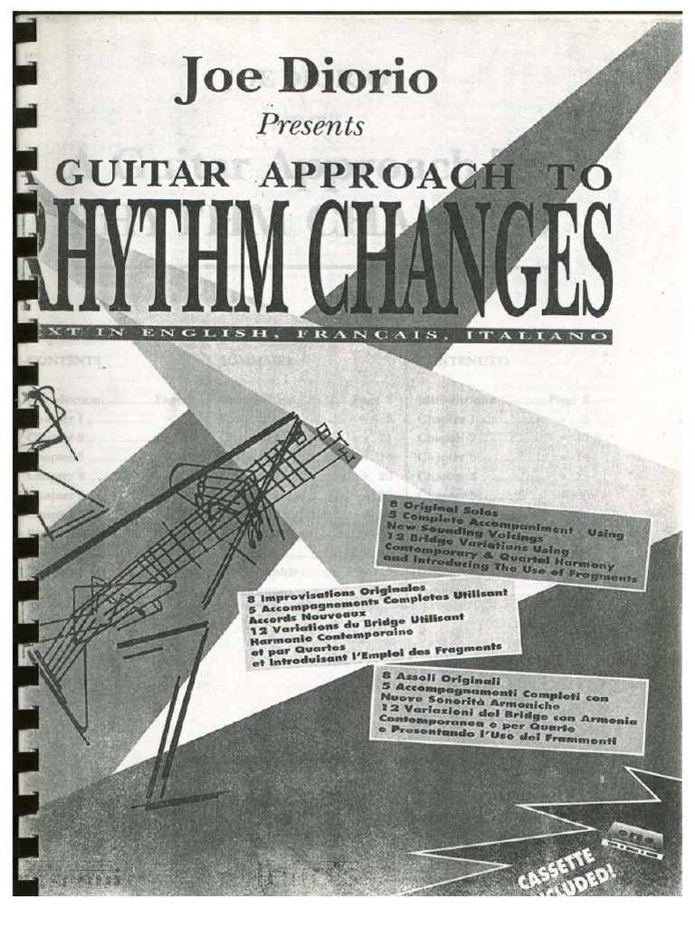 Joe Diorio A Guitar Approach To Rhythm Changespdf | PDF