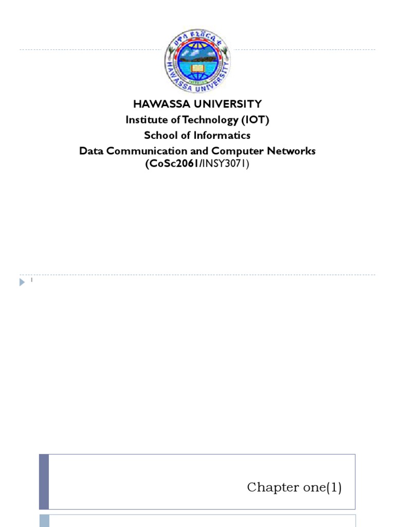 Chapter One (History and Overview) | PDF | Quality Of Service | Computer Network