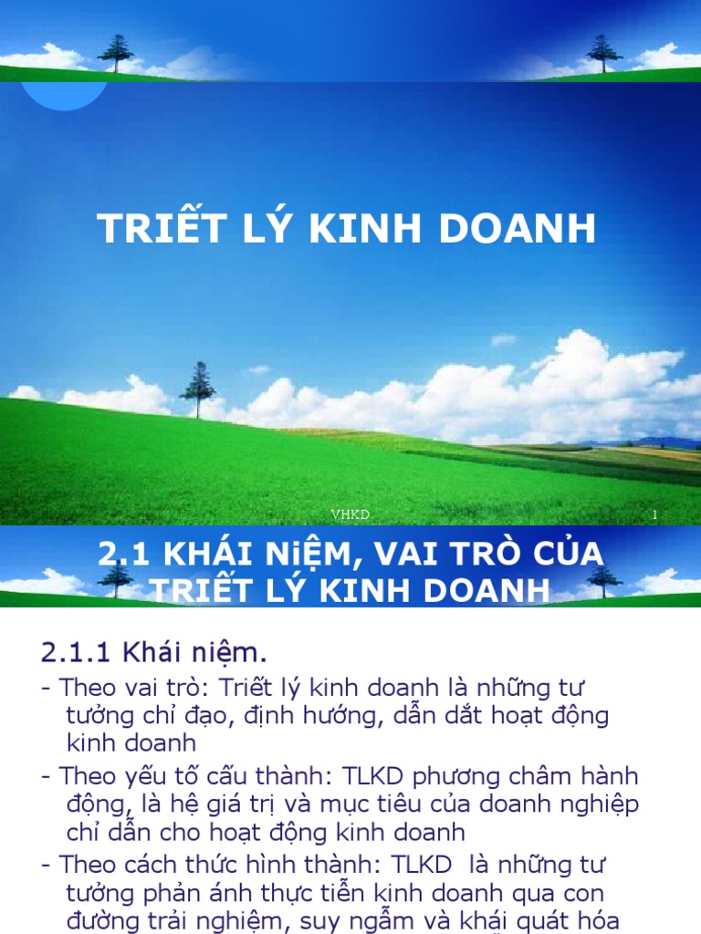 C2 - Triet Ly Kinh Doanh | PDF