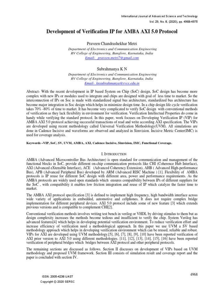 Axi Protocol | PDF | System On A Chip | Electrical Engineering