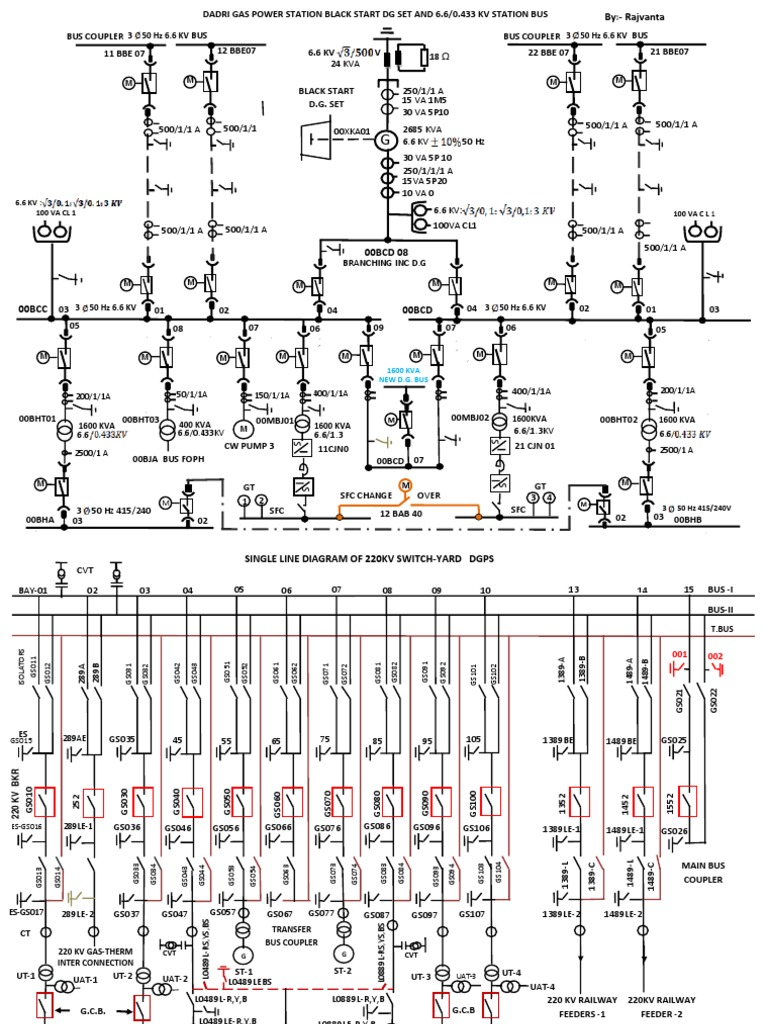 220 KV Substation Single Line Diagram | PDF | Nature