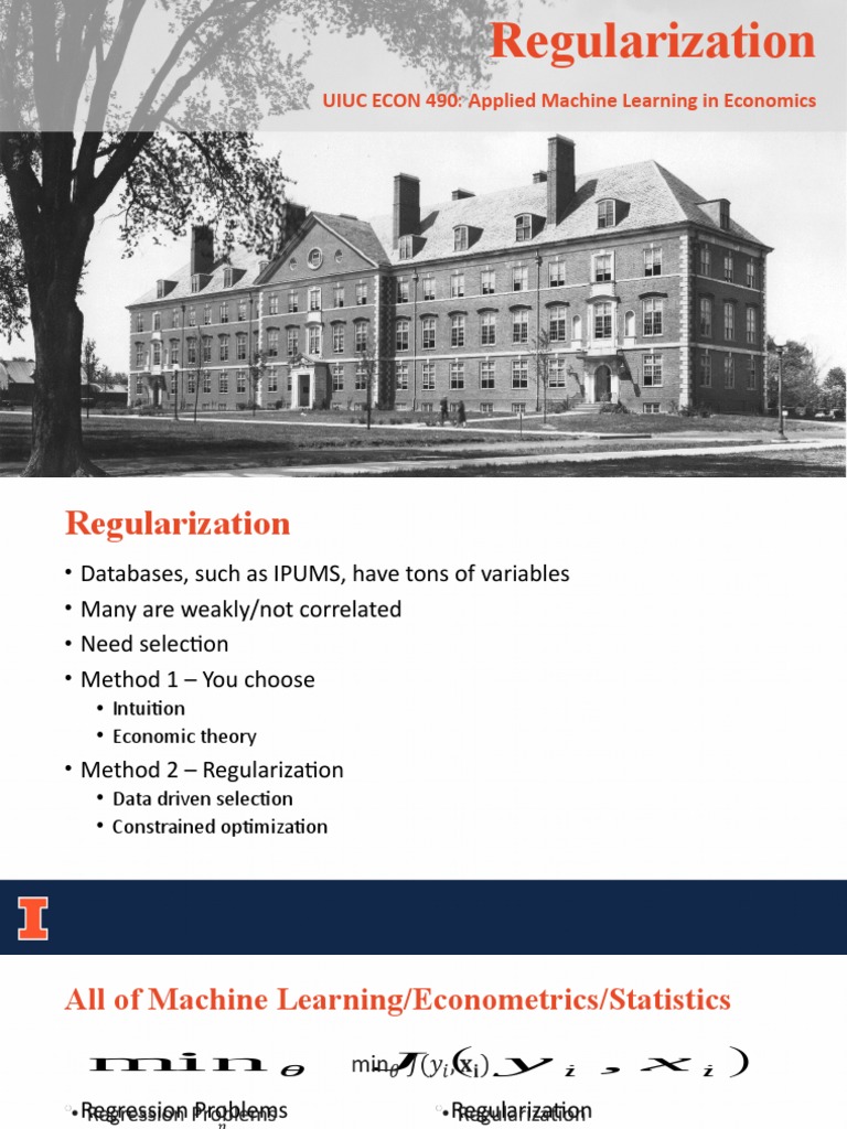 UIUC ECON 490: Applied Machine Learning in Economics | PDF | Cross ...