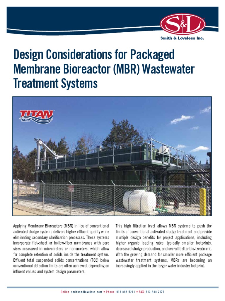 9544-2 MBR Design Considerations-E PDF | PDF | Sewage Treatment ...
