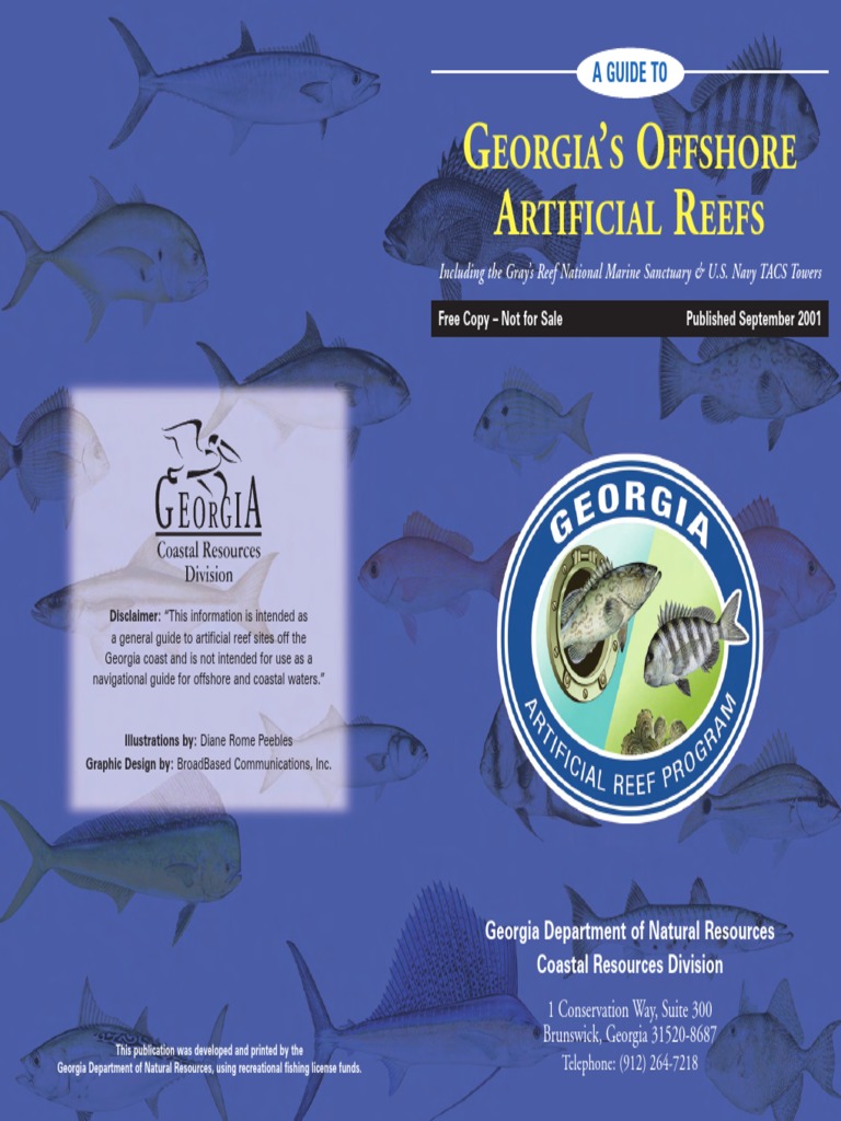 Georgia Reef Booklet | PDF | Scuba Diving | Recreational Fishing