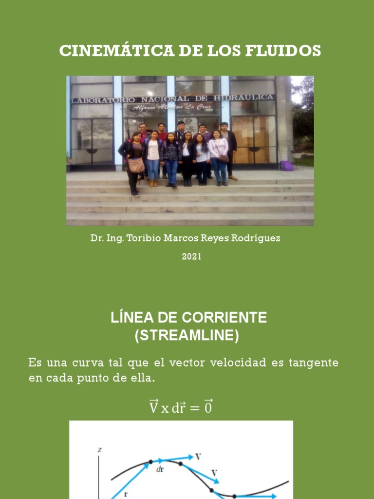 Dinámica de Fluidos: Líneas de Corriente | PDF | Cinemática | Espacio