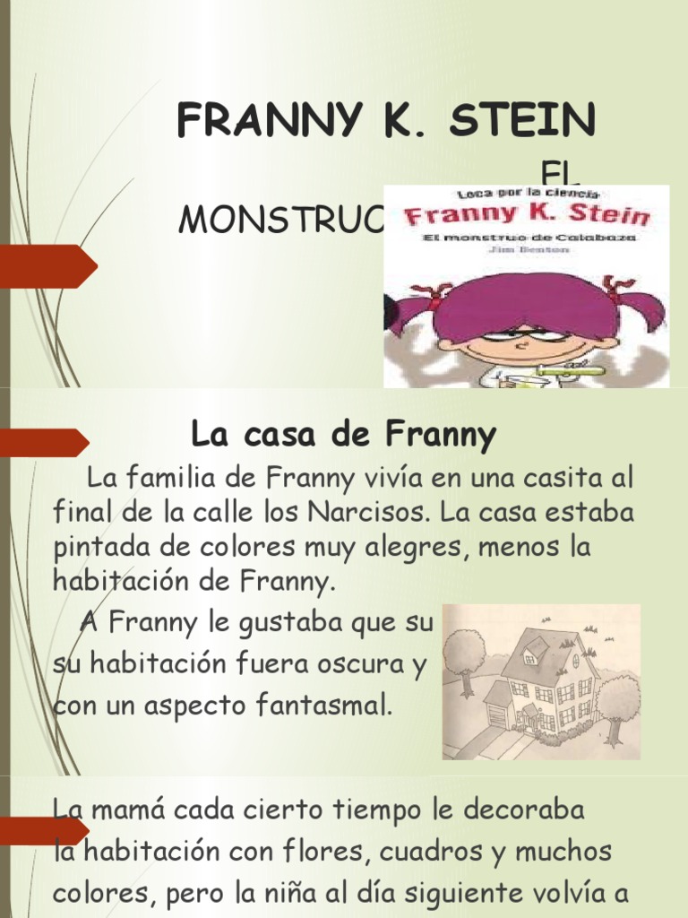Franny K. Stein 4°básico | PDF