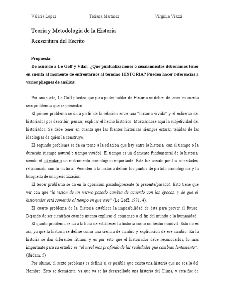 Reescritura Del Escrito | PDF | Hora | Science