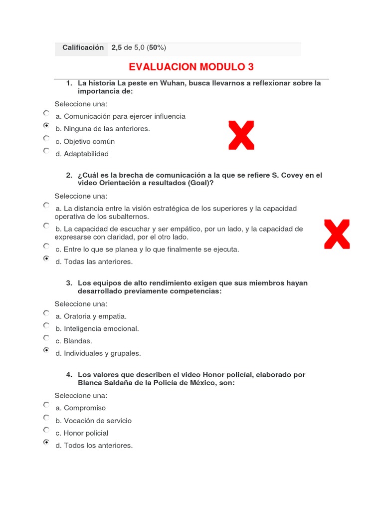 Evaluacion Modulo 3 | PDF | Conceptos psicologicos | Cognición