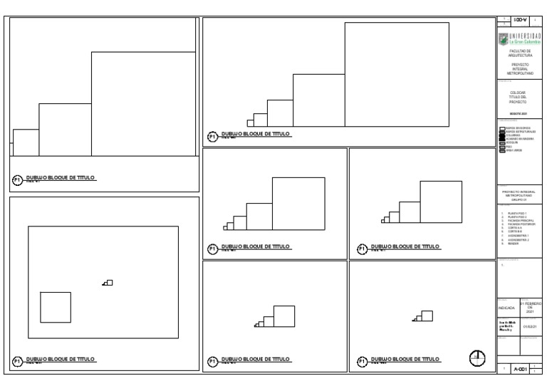 PDF. Formato Rótulo para Book de Planos-A1-Guia Al Formato Rotulo UGC | PDF