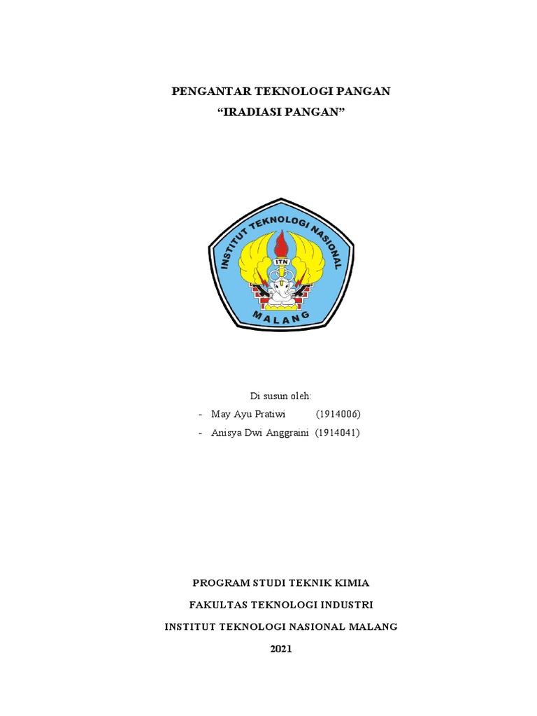 Pengertian dan Logo Iradiasi Pangan | PDF