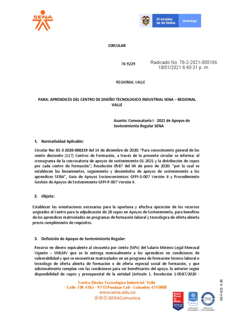 C.I. (Img) - 76-2-2021-000166 - (76) - Néstor Vladimir Espitia Torres - Convocato | PDF | Business