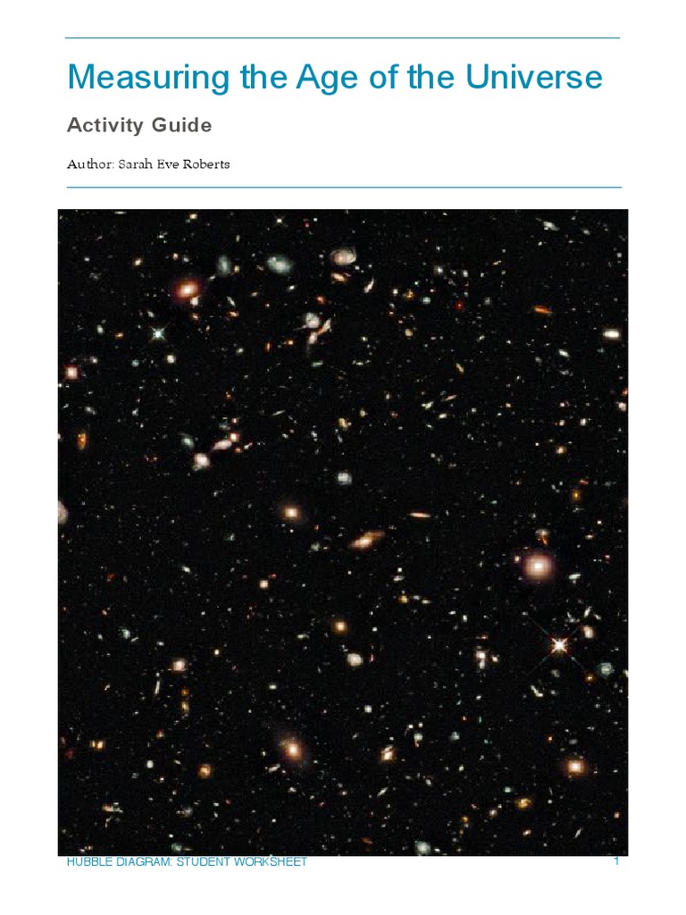 Hubble Diagram Activity with Supernovae | PDF | Redshift | Supernova