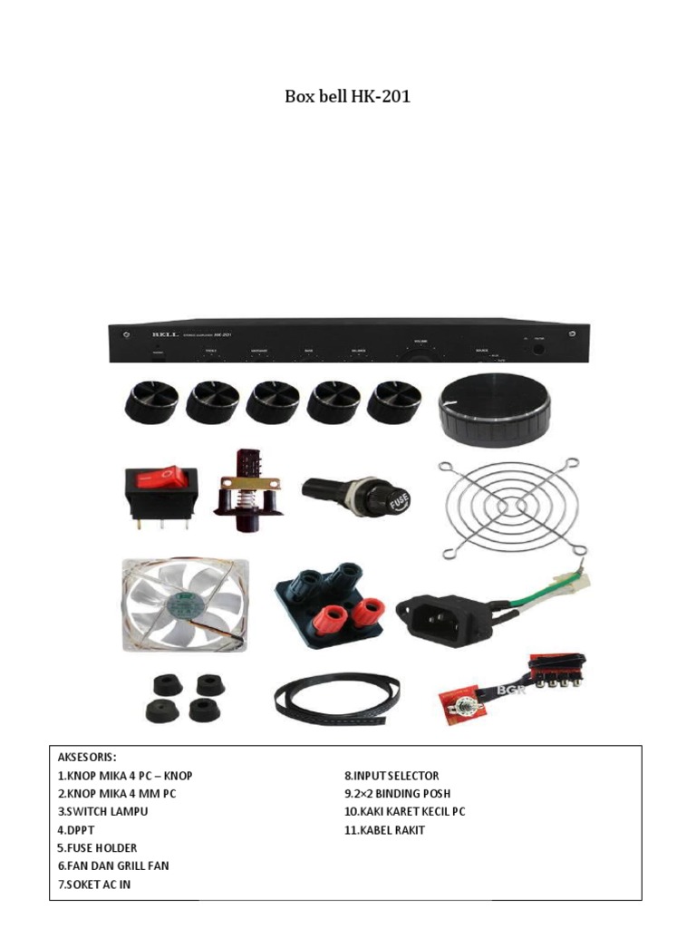 Amplifier Bell HK-201 | PDF