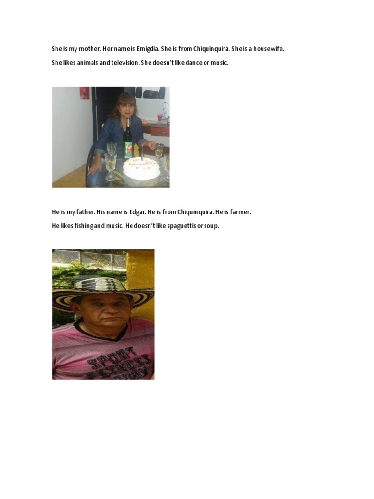 Family Likes and Dislikes | PDF