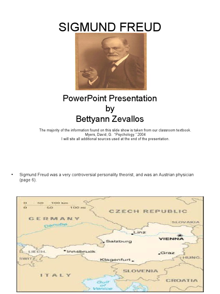 Sigmund Freud: Powerpoint Presentation by Bettyann Zevallos | PDF | Id ...