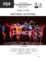 Lesson 1 - Introduction and Brief History of Dance | PDF | Dances | Rhythm