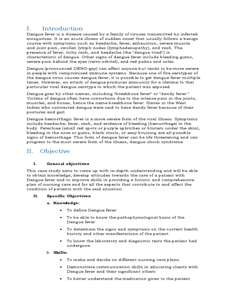 Case Study 5 Dengue Fever Corrected | PDF | Intravenous Therapy | Virus