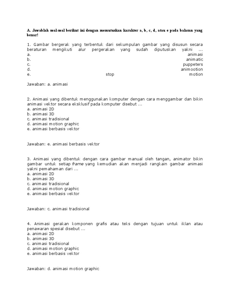 Panduan Lengkap Animasi 2D dan 3D | PDF | Game & Aktivitas