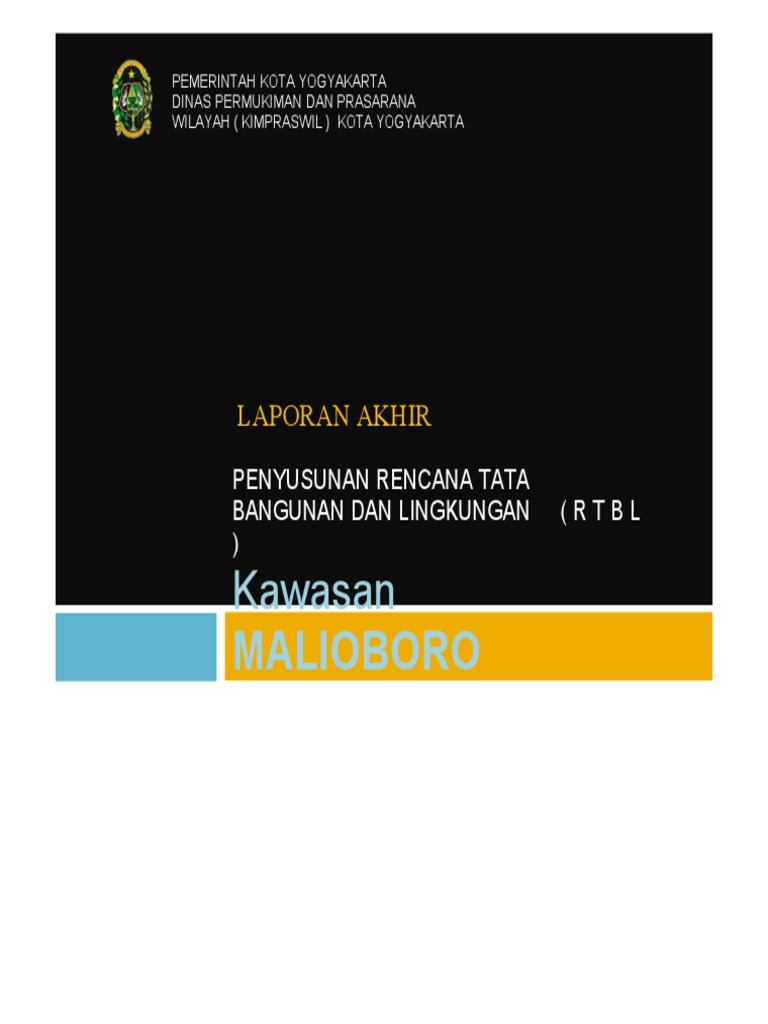 RTBL Malioboro | PDF