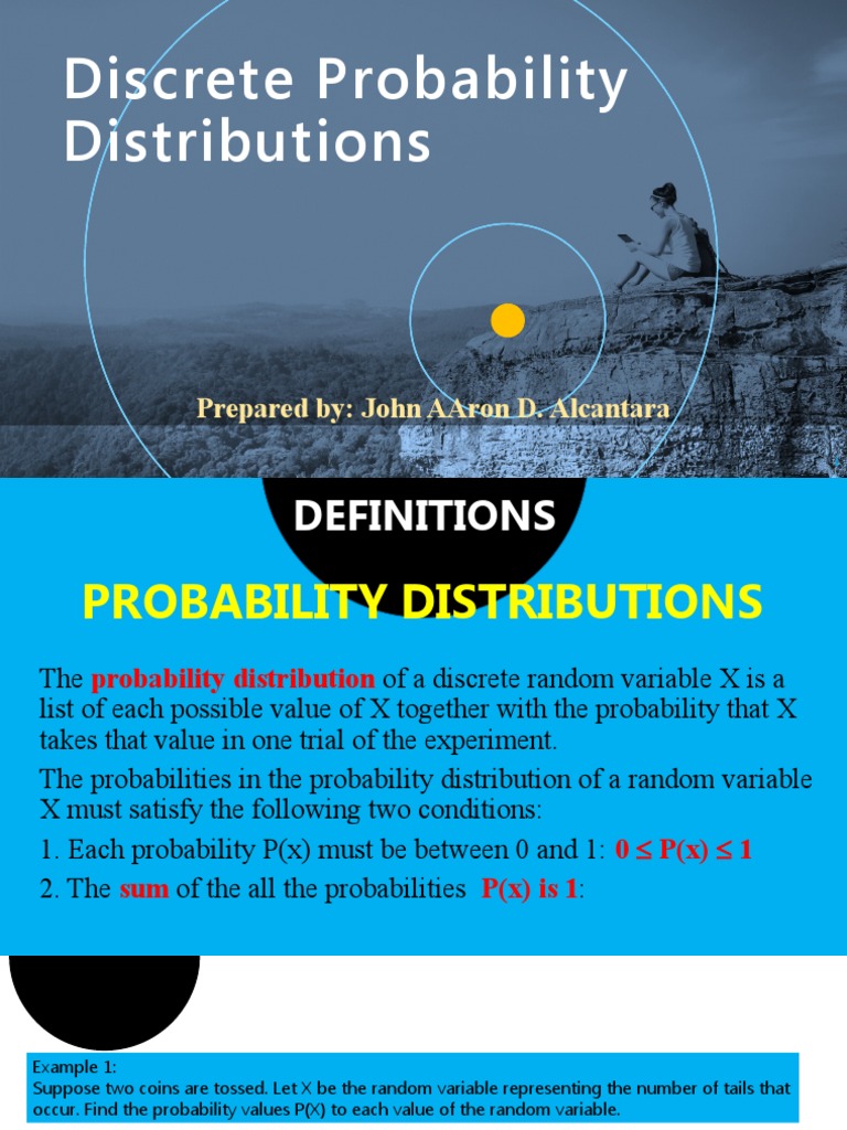 Discrete Probability Distributions: Prepared By: John Aaron D ...