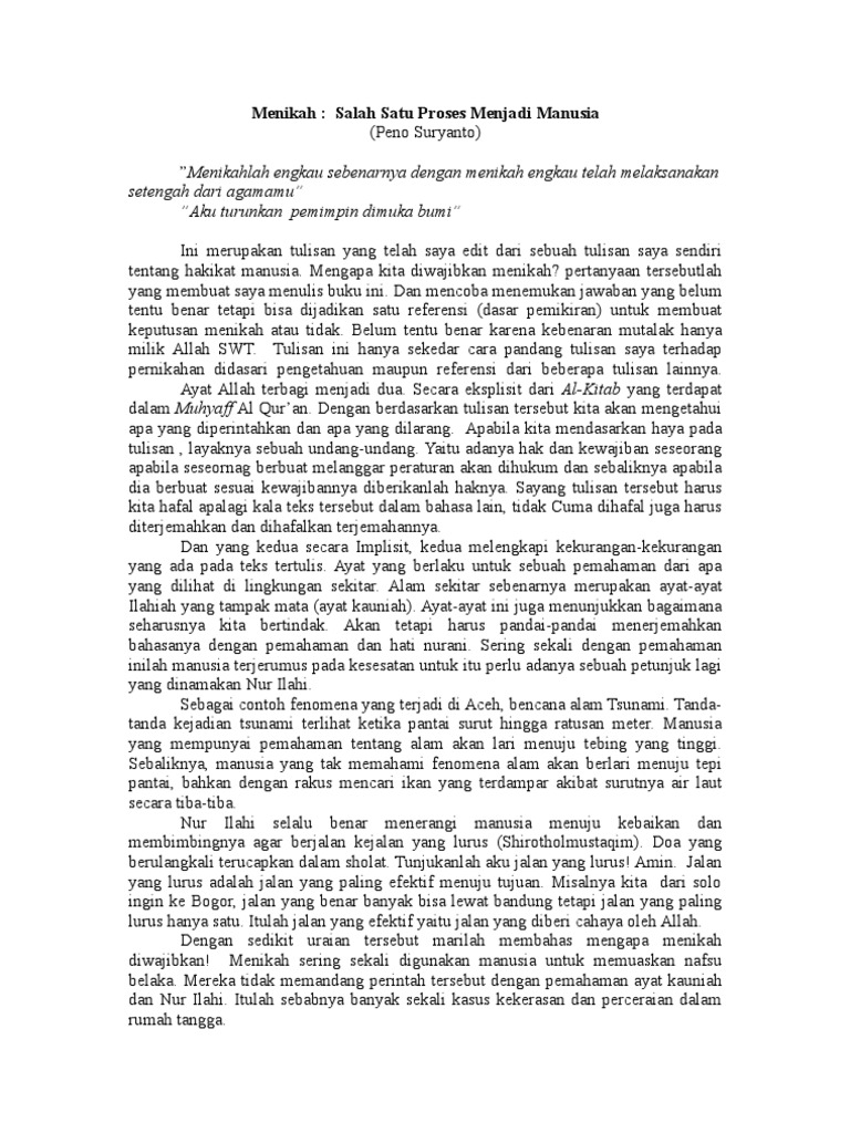 Proposal Pernikahan | PDF