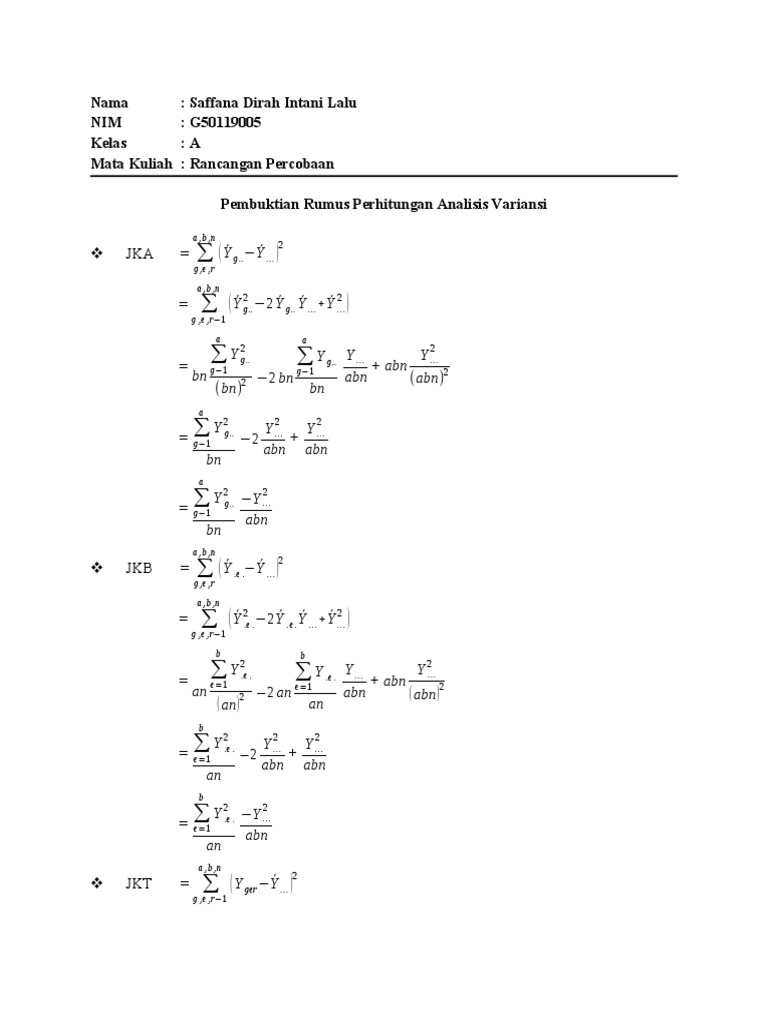 Pembuktian Rumus | PDF