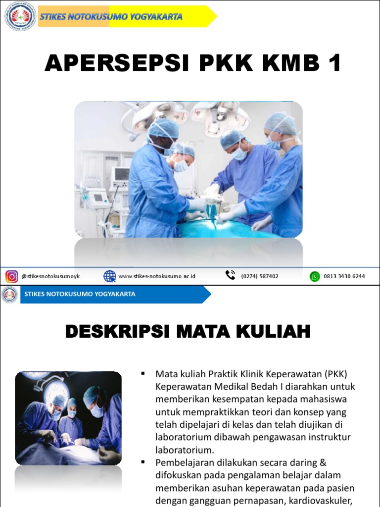 Apersepsi MHS PKK KMB 1 | PDF