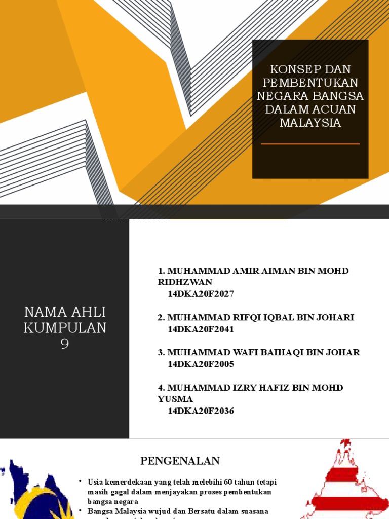 Konsep Dan Pembentukan Negara Bangsa Dalam Acuan Malaysia | PDF