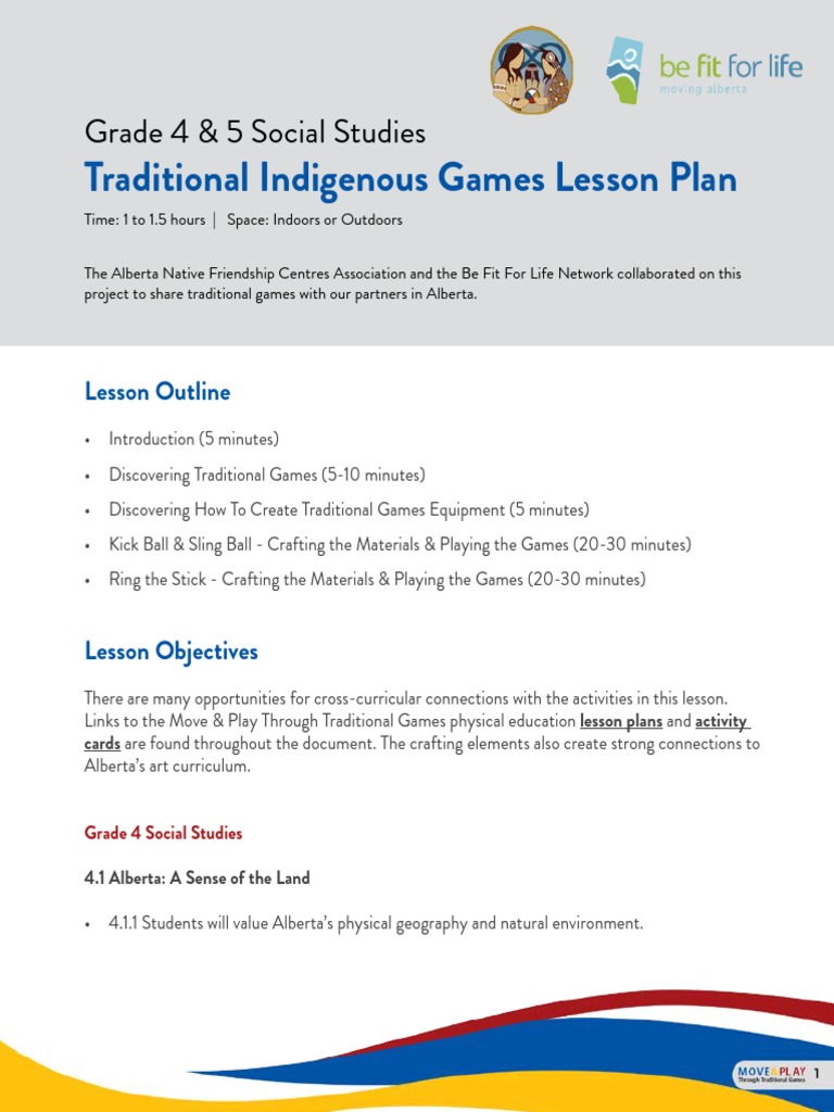 Indigenous Games: Kick Ball & Sling Ball | PDF | Métis | First Nations