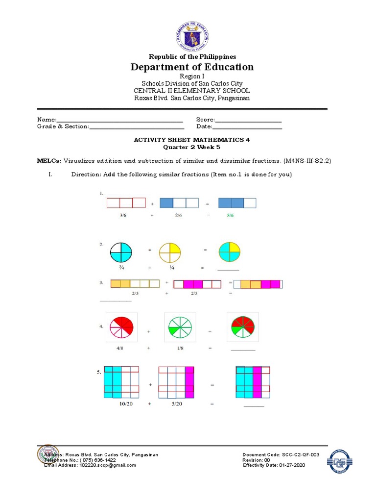Department of Education: Republic of The Philippines | PDF | Teaching ...