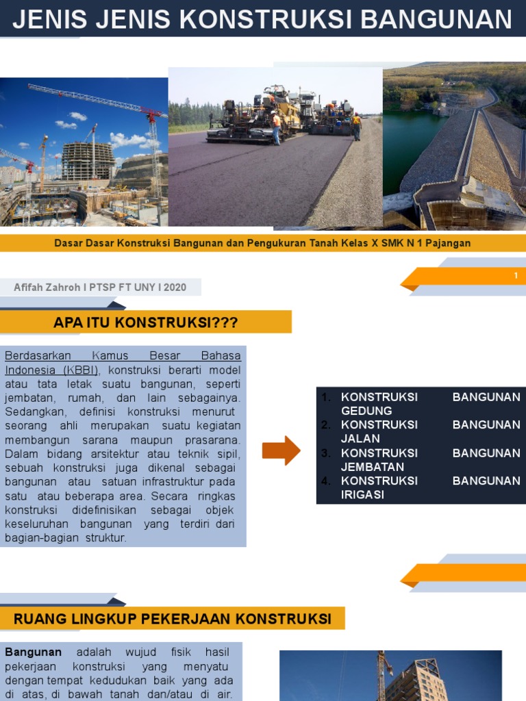 Jenis Jenis Konstruksi Bangunan | PDF