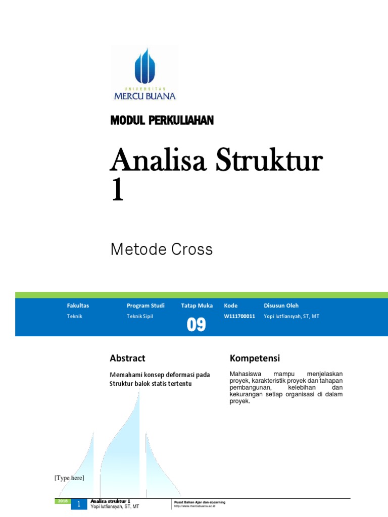 Modul 9 Metode Cross | PDF