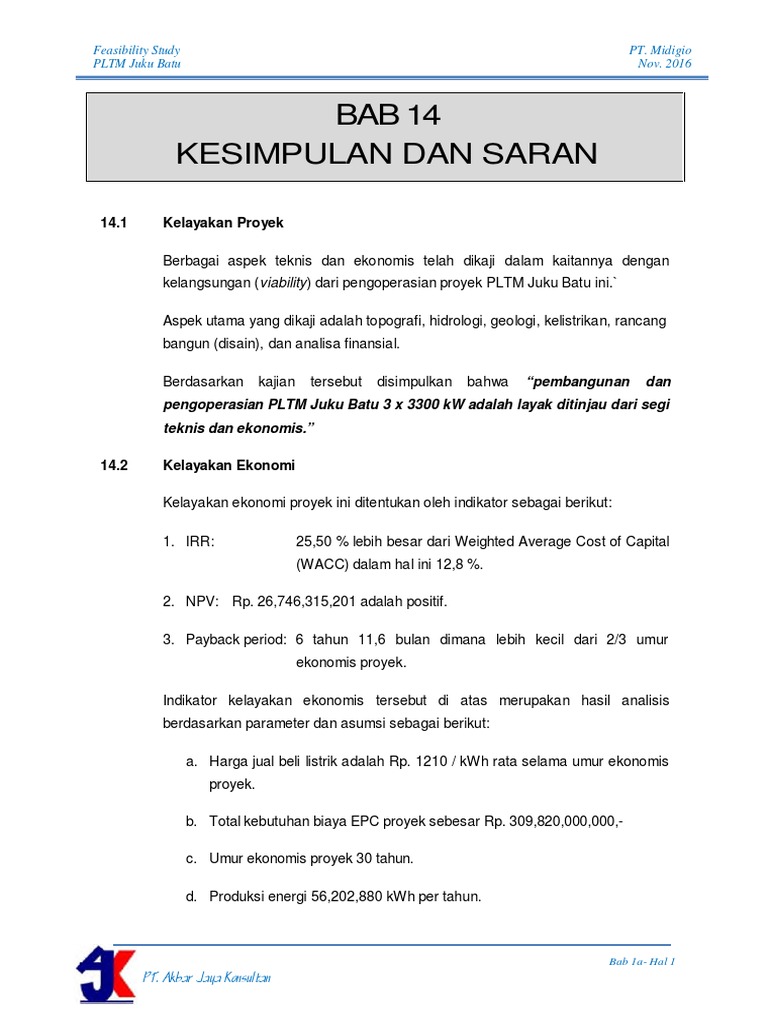 Bab 14 Kesimpulan Dan Saran Pasui - FIN | PDF