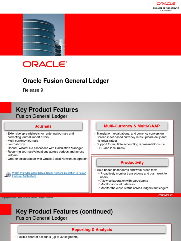 05 - Implementing GL | PDF | Oracle Corporation | Spreadsheet