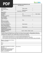 Claim Intimation Format | PDF