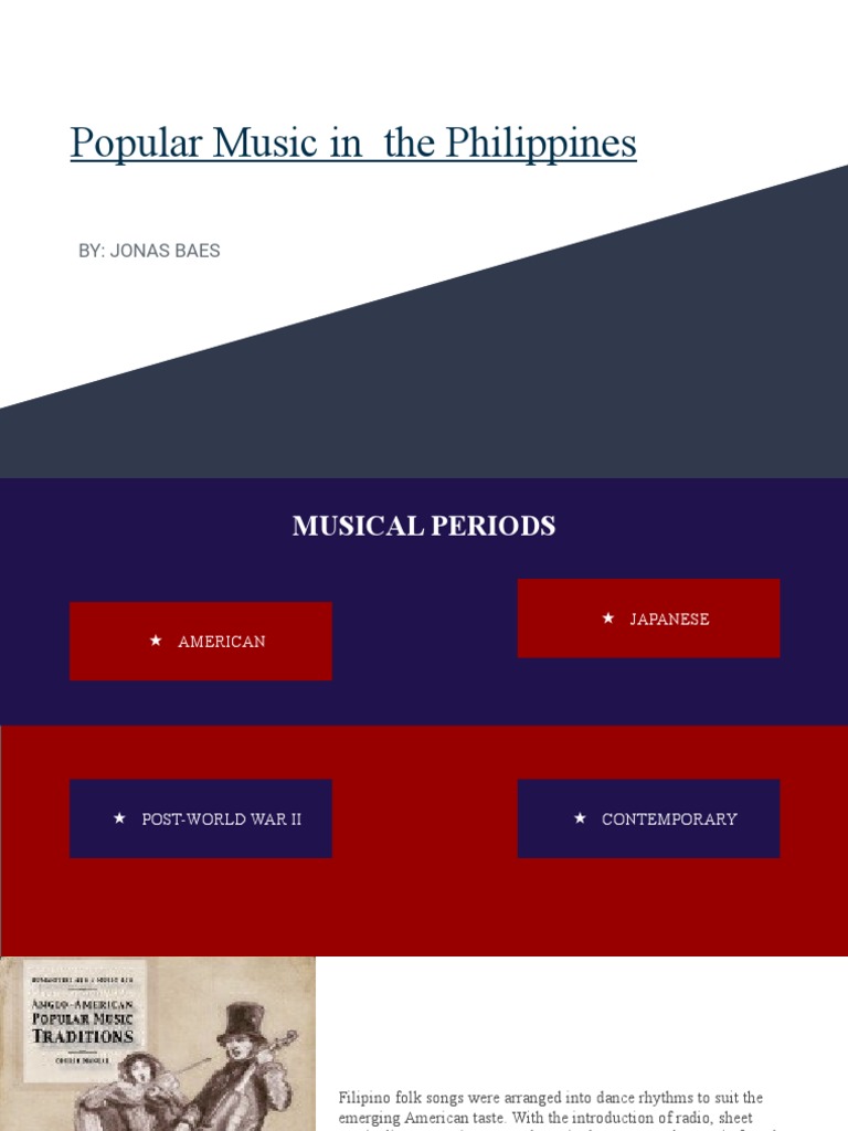 Popular Music in The Philippines: By: Jonas Baes | PDF | History | Classics
