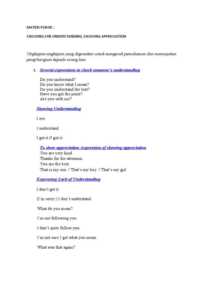 Expressions of Understanding and Appreciation: Analyzing Dialogue ...