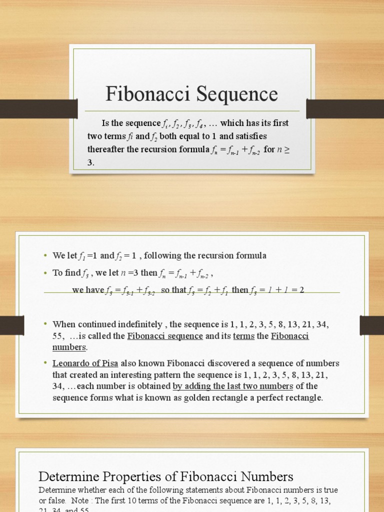 Fibonacci Sequence | PDF