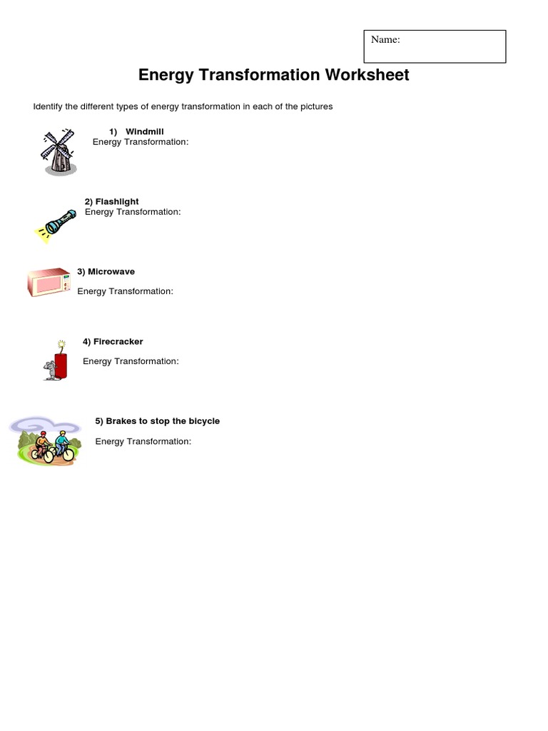 Energy Transformation Flashlight