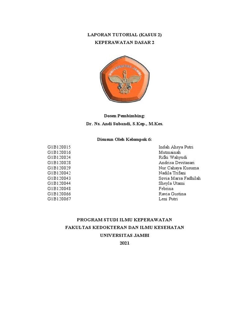 Laporan Tutorial Kasus 2-1 | PDF