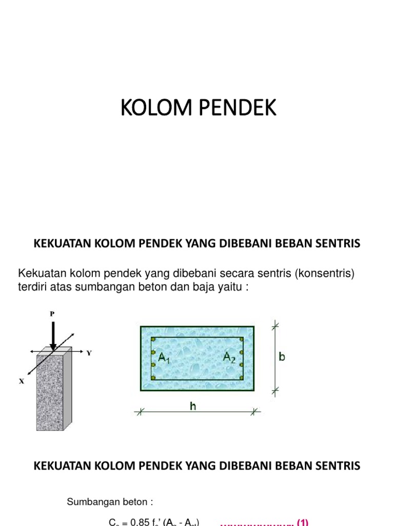Kolom Pendek | PDF
