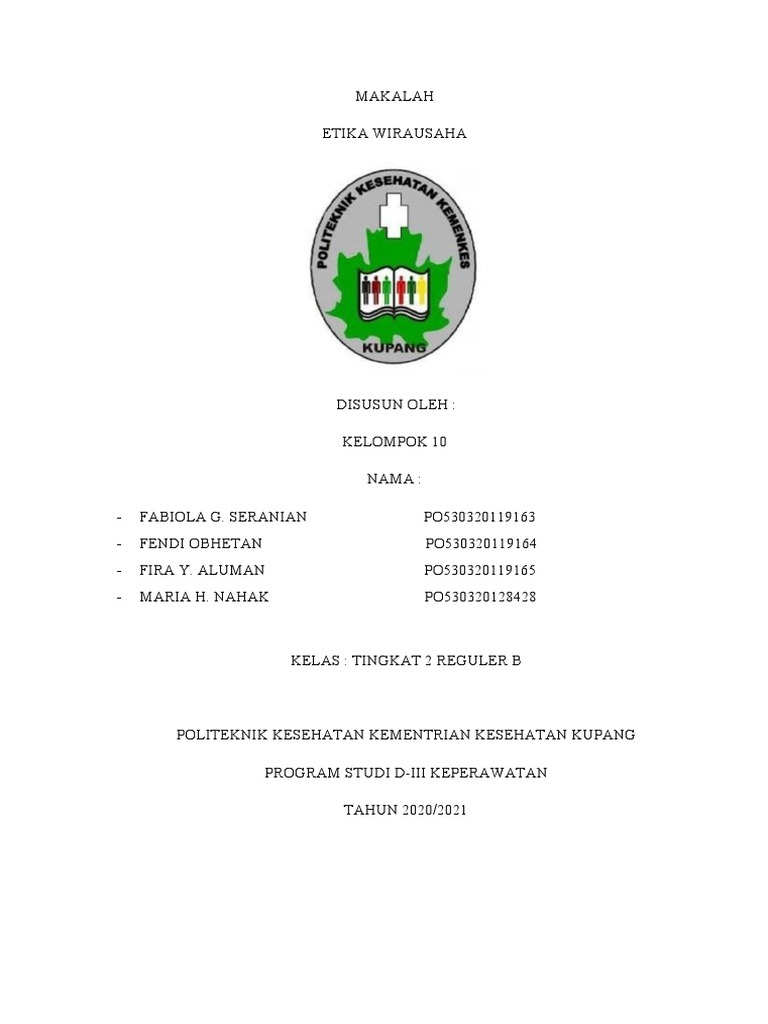 Makalah Kwu Kel 10 | PDF