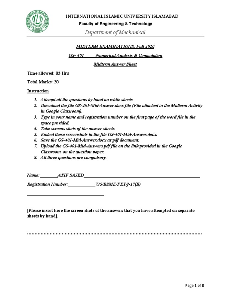 GS 401 Midterm Answer | PDF | Technology & Engineering